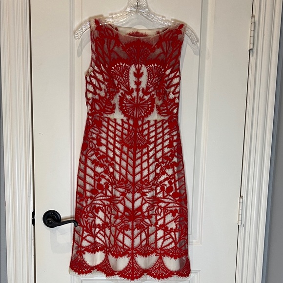 geisha designs | Dresses | Anthropologie Geisha Designs Chic Red Lace ...